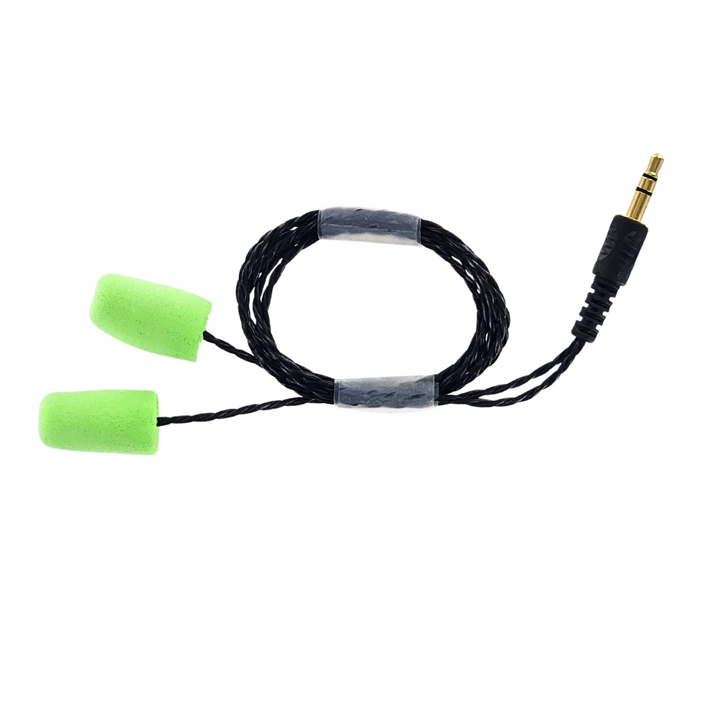 EAR MOLD - FOAM STEREO WITH 18" CORD – Racing Electronics