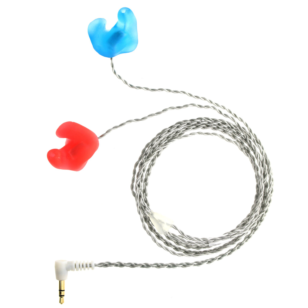 EAR MOLD - CUSTOM SUPER SOFT STEREO WITH 48" CORD – Racing Electronics