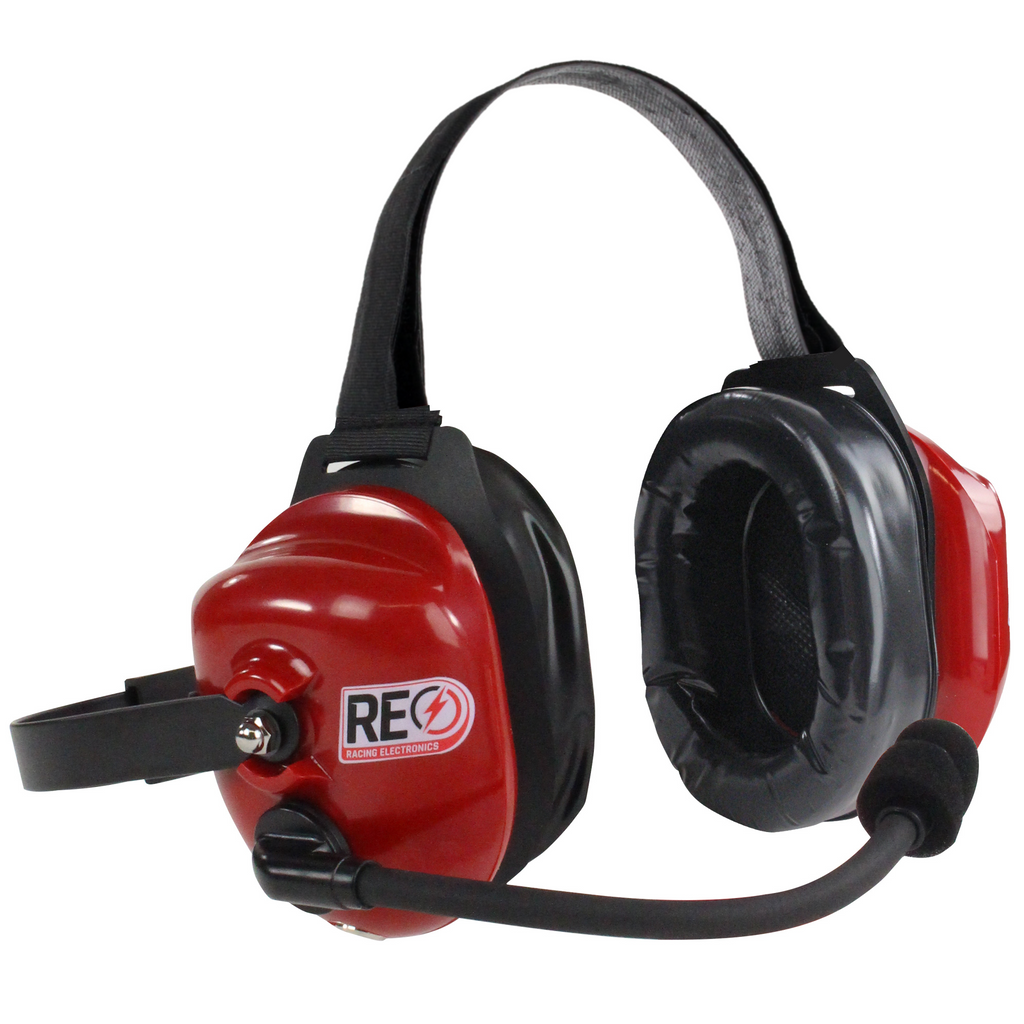 HEADSET - 2WAY 1 TALK PORT BEHIND THE HEAD, SWIVEL FLEX BOOM – Racing ...